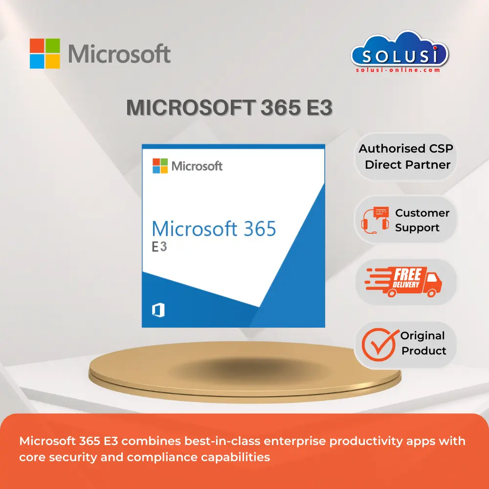 Harga Jual Lisensi Microsoft 365 E5 Original 2026 | Solusi Online